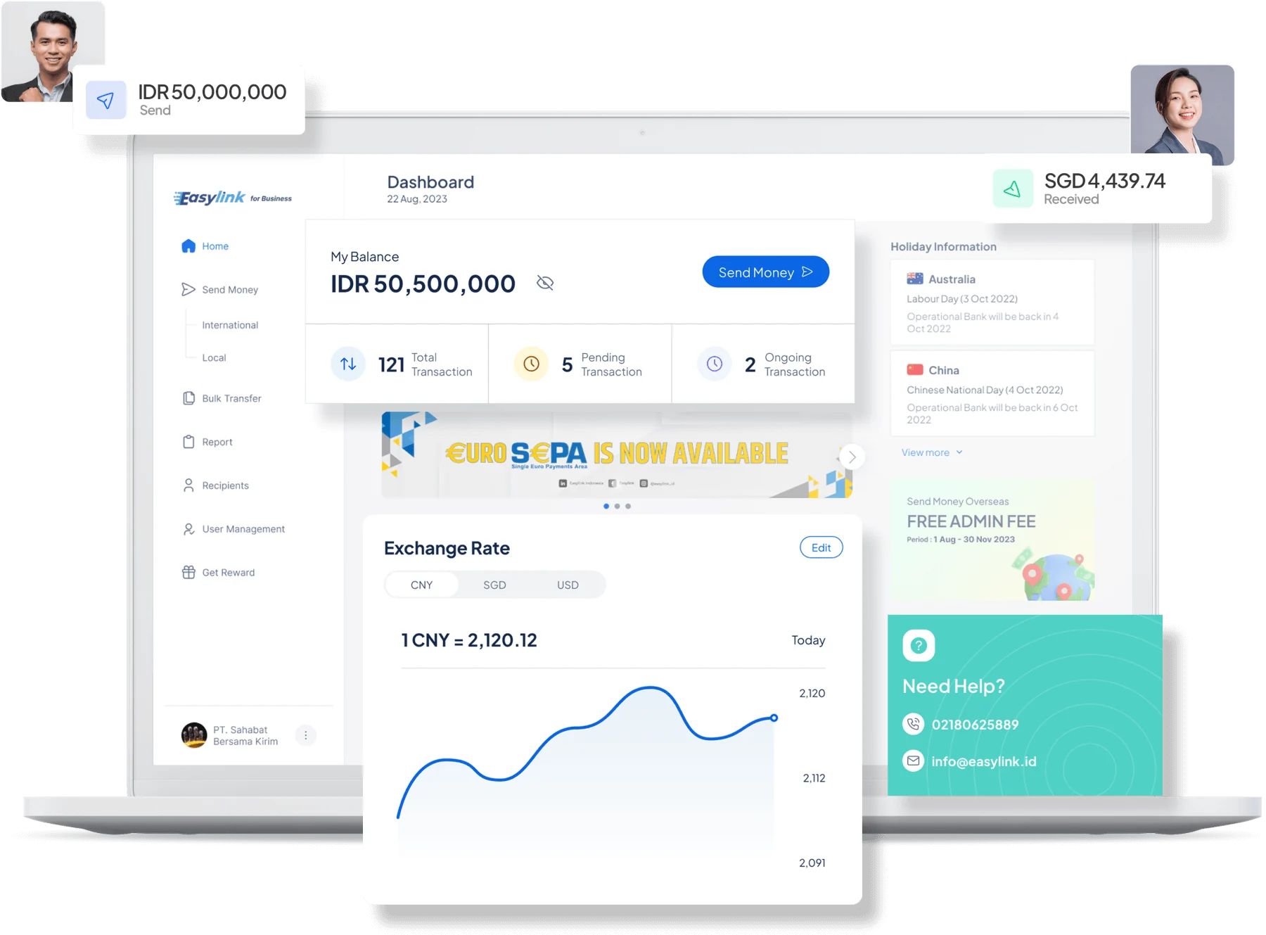 Overseas B2B Payment Solutions - Easylink for Business